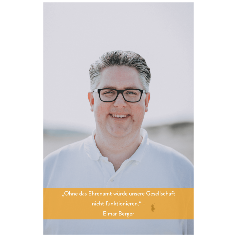 Das Ehrenamt wird bei Elmar Berger groß geschrieben
